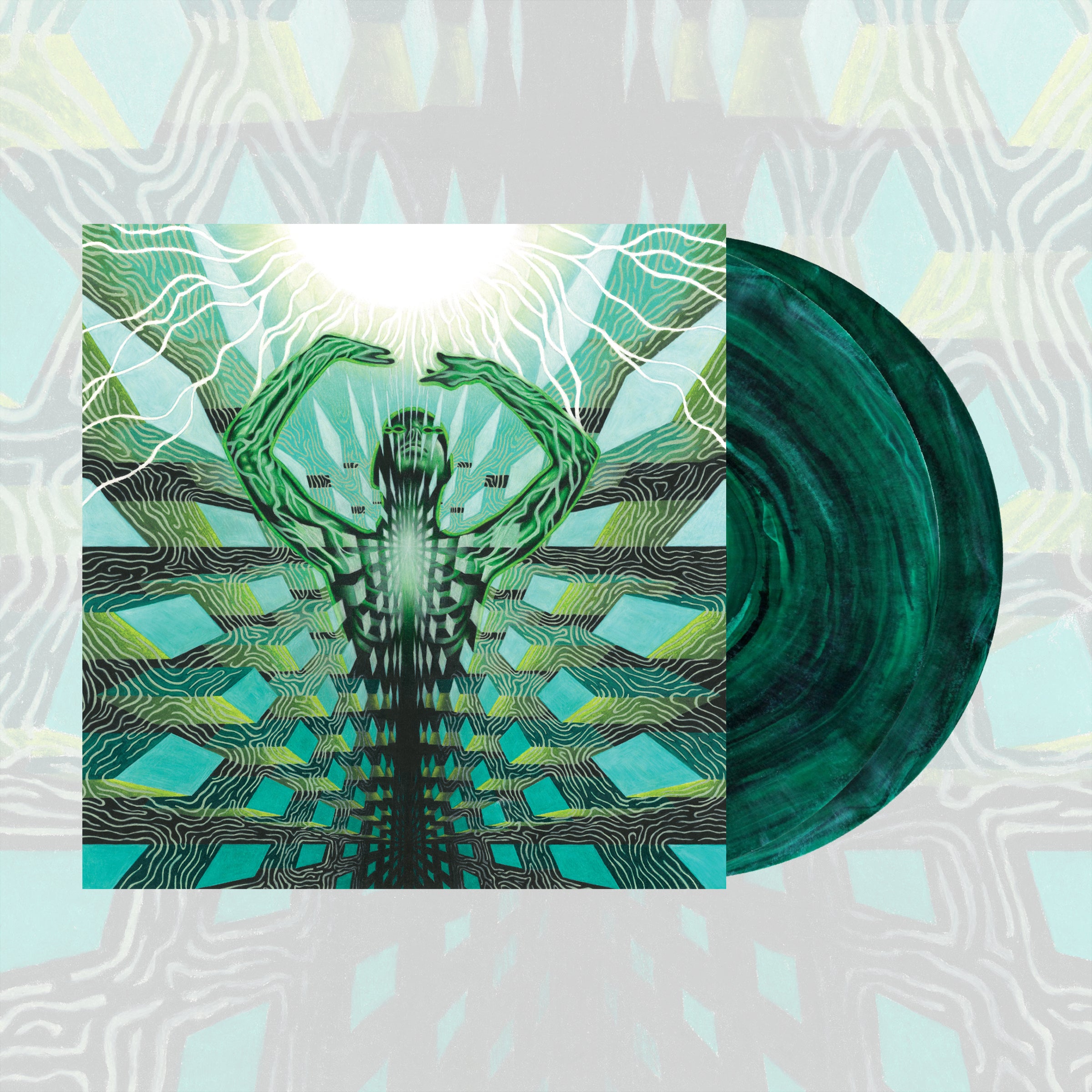 GROWTH // UNDER THE UNDER - LTD EDITION WOOD GRAIN VORTEX VINYL (2LP)