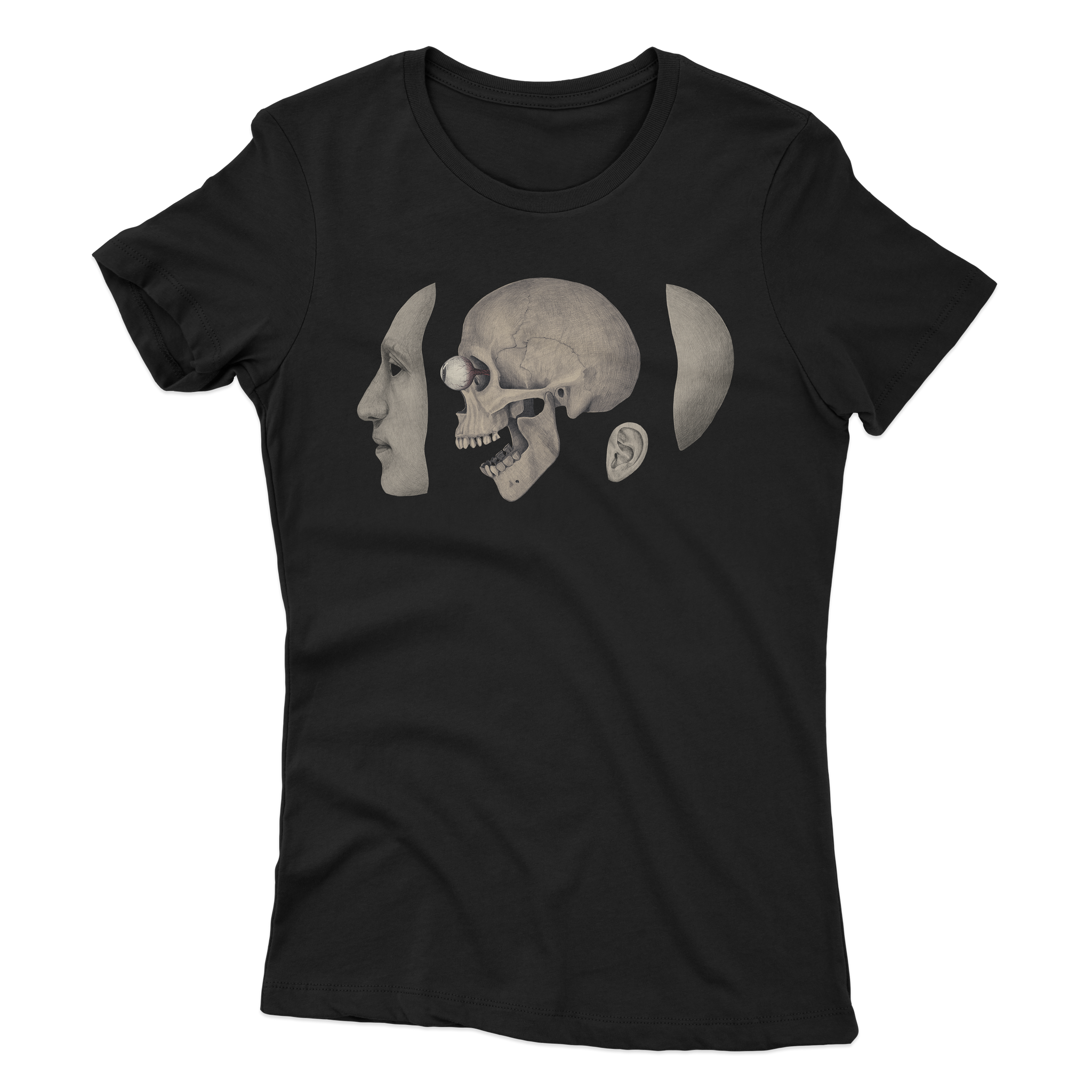 WHEEL // RESIDENT HUMAN - SKULL T-SHIRT (WOMEN'S)